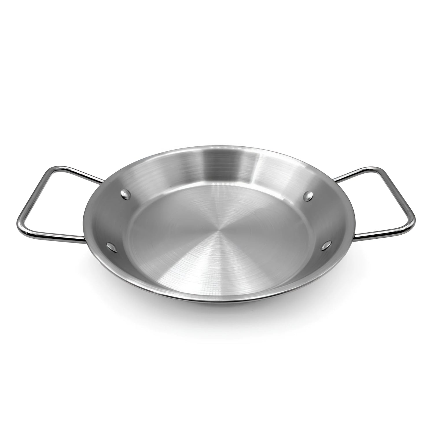 Serving tapas paella pan Stainless steel 21cm My Bar – THE KINGDOM OF ...